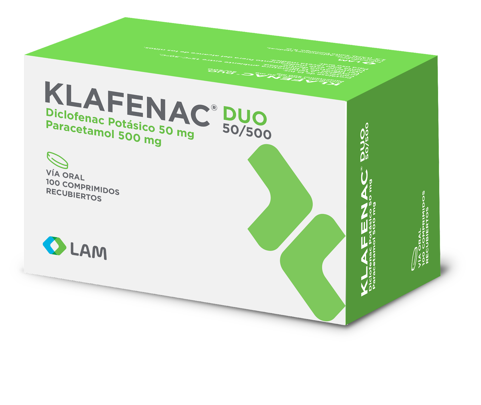 Klafecnac dúo 50/500 mg - Laboratorios LAM