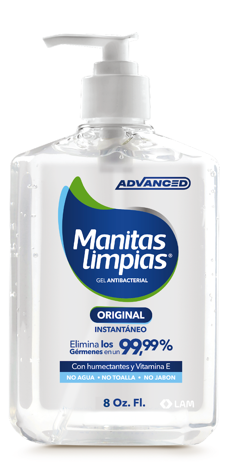 Manitas Limpias 8 Oz Advanced - Laboratorios LAM