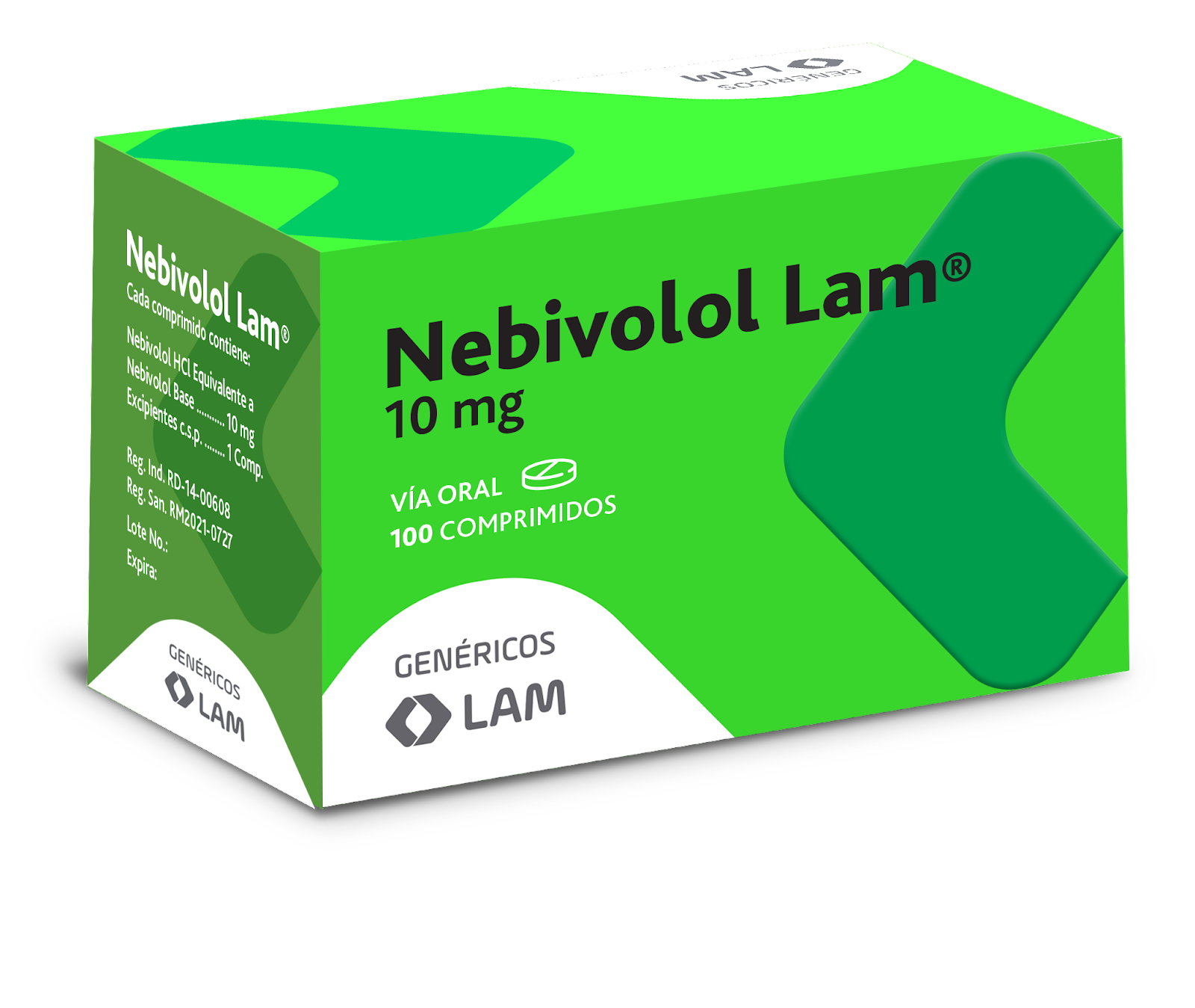 Nebivolol 10 - Laboratorios LAM